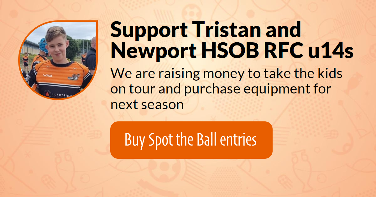 Support Tristan and Newport HSOB RFC u14s